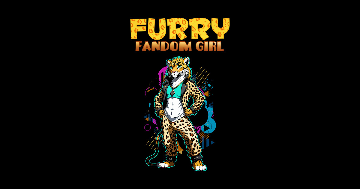 Furry Fandom Girl I Leopard Furries Fandom Cosplay - Furry - Posters ...