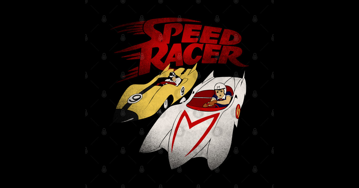 Speed Racer Fight Vintage - Speed Racer - Sticker | TeePublic