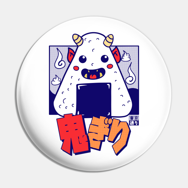 Oni Giri - Japan - Pin | TeePublic