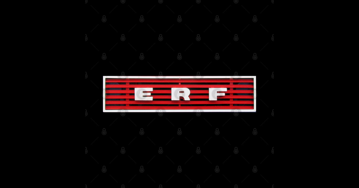 ERF A Series 1970s classic lorry logo - Erf Logo - Sticker | TeePublic
