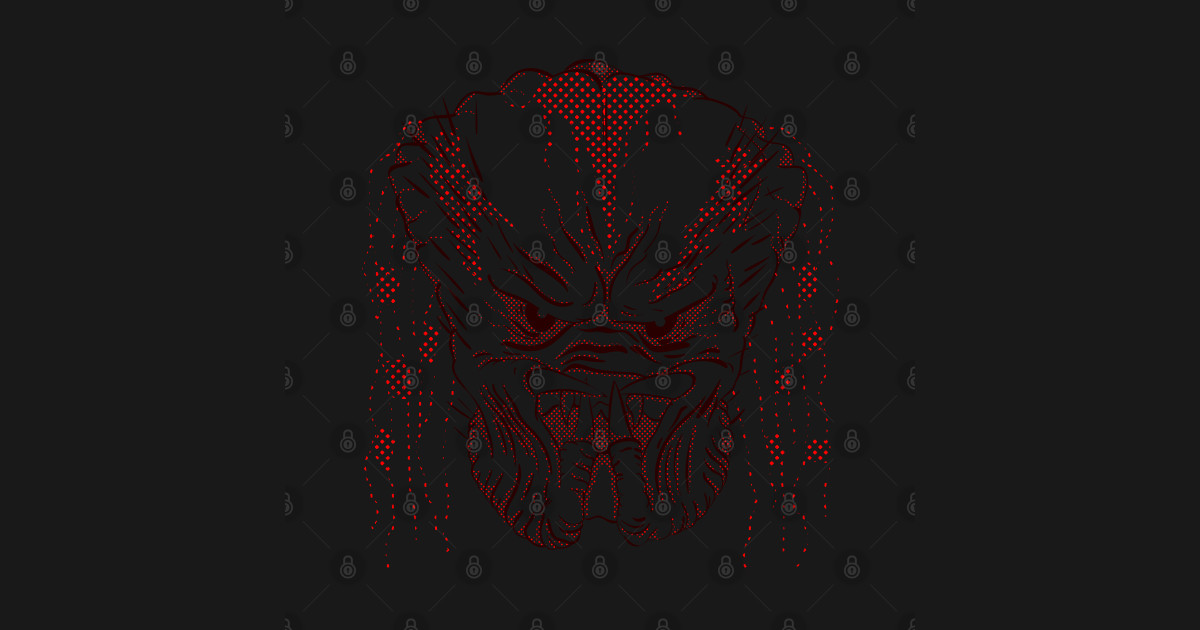 red polka dot predator - Predator - Tapestry | TeePublic