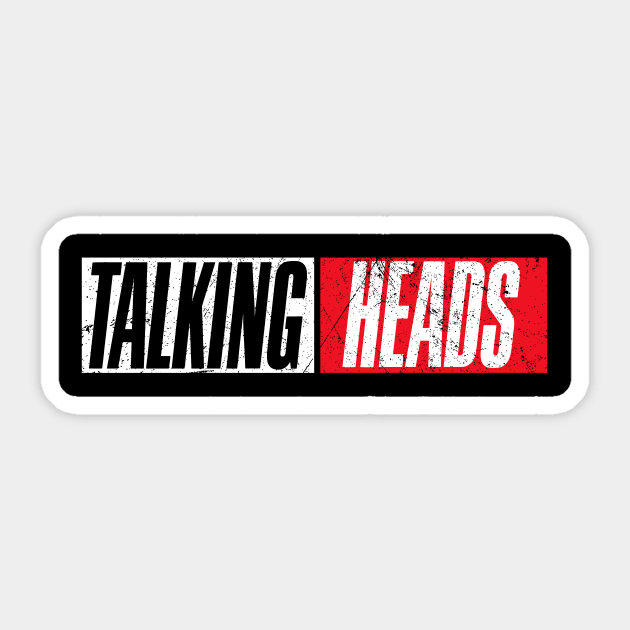 The Talking Heads - Talking Heads Band - Sticker | TeePublic