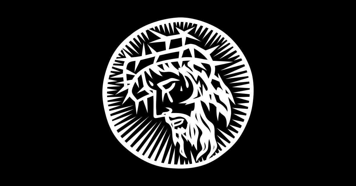 Jesus Face - Jesus Christ - Sticker | TeePublic