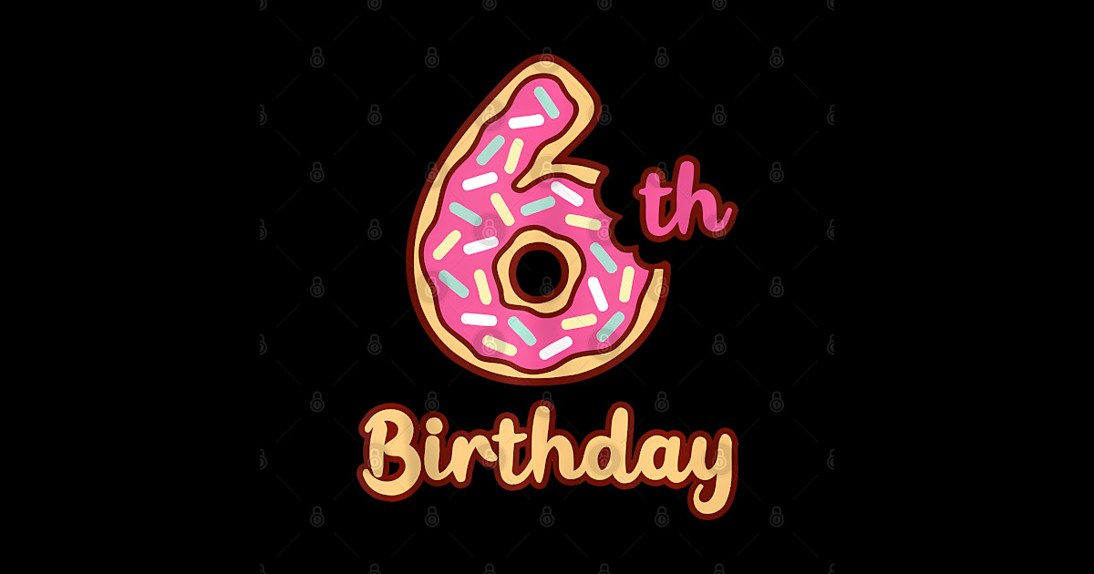 6th Birthday Cake For Kids Girls I'm Six Years Old - Im Six Years Old ...