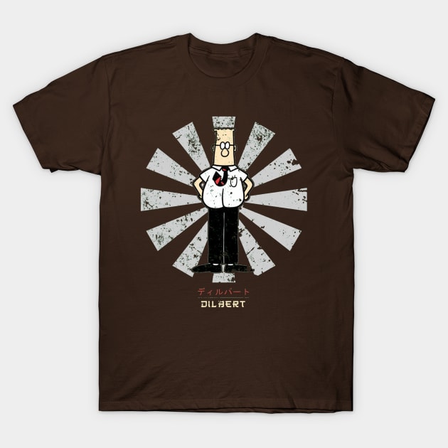 Dilbert Retro Japanese - Dilbert - T-Shirt | TeePublic