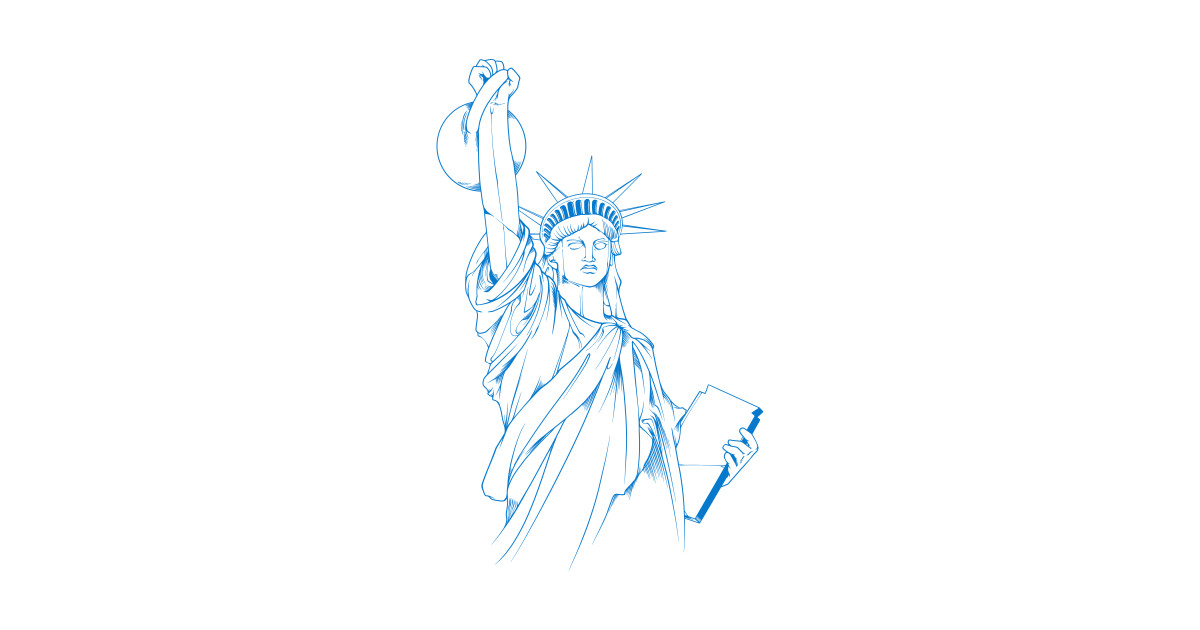 Lifting Lady Liberty - Kettlebell - T-Shirt | TeePublic