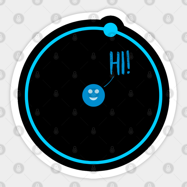 Labels, Stickers & Tags Hydrogen Atom Sticker Card Making & Stationery ...