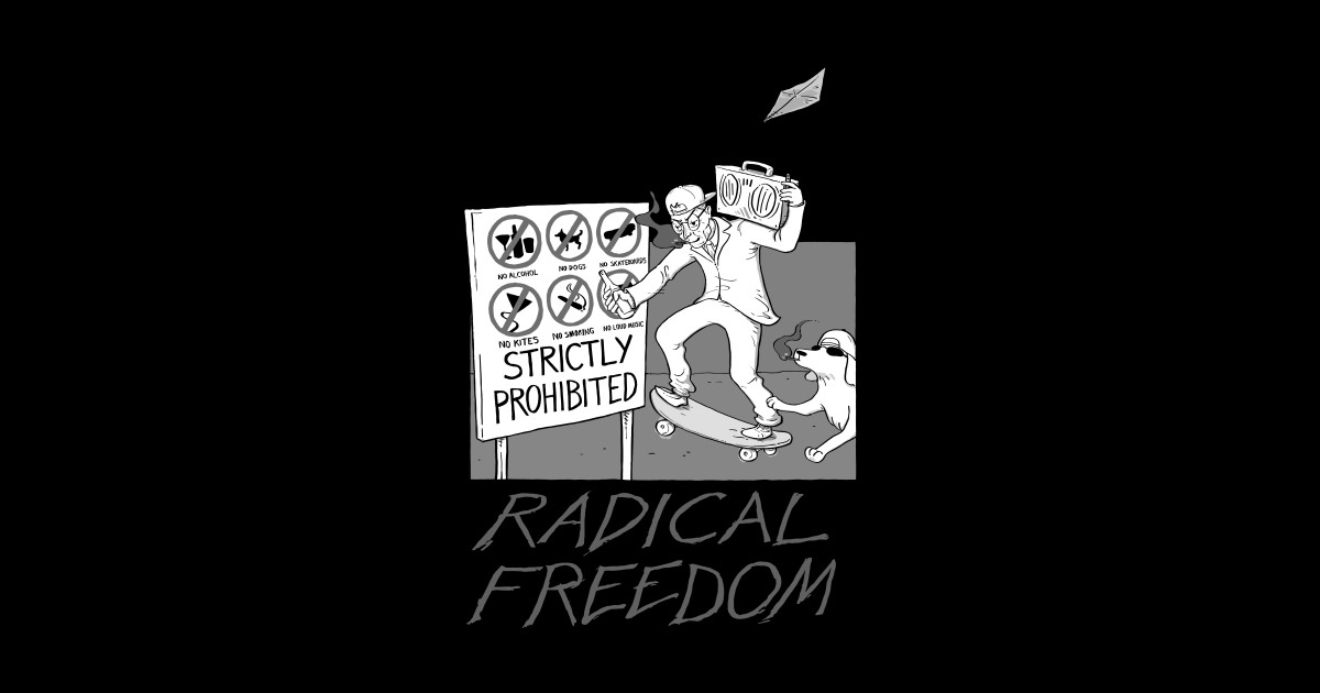 Radical Freedom at the Beach (black and white) - Existentialism ...