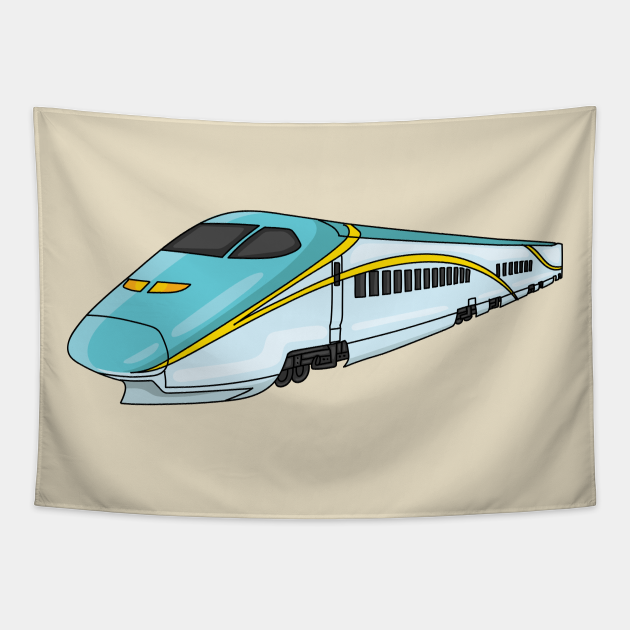 High speed bullet train cartoon illustration - High Speed Bullet Train ...