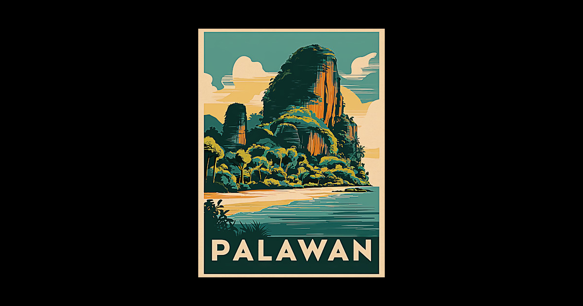 Palawan Island Philippines - Palawan - Sticker | TeePublic