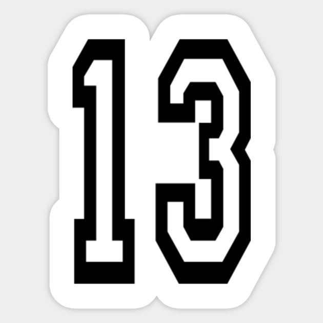 13, TEAM SPORTS, NUMBER 13, THIRTEEN, THIRTEENTH, ONE, THREE ...