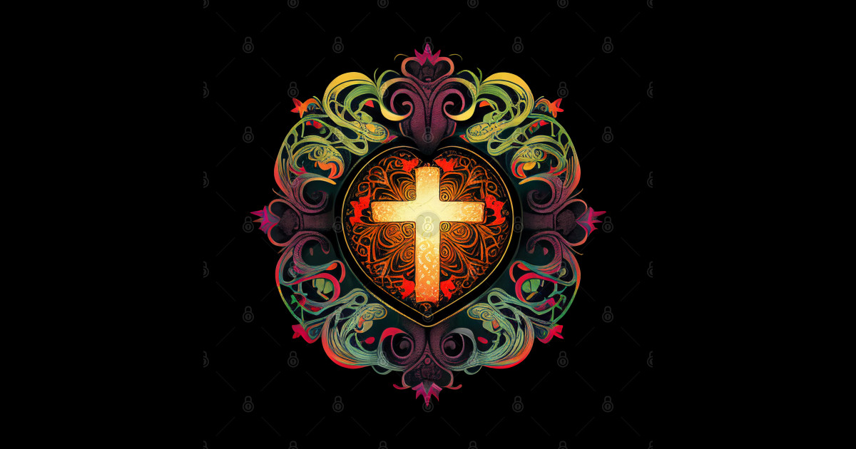 The Cross of Jesus Design V7 - The Cross - Posters and Art Prints ...