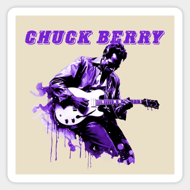 Chuck Berry - Chuck Berry - Sticker | TeePublic