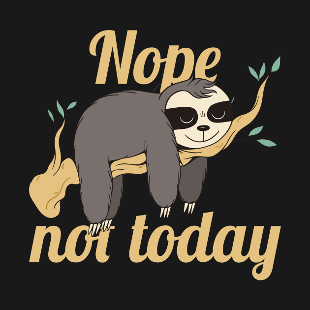 Sloth Sleeping Chilling Cute Relaxing Gift - Lazy Sloth - Hoodie ...