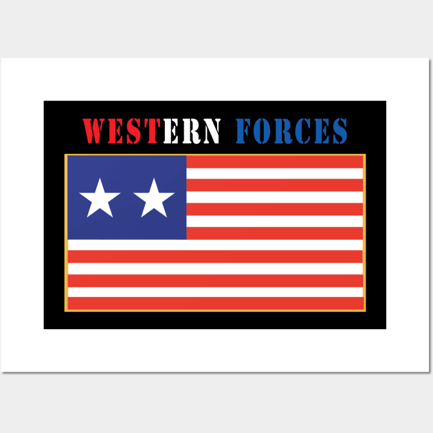 Flag - Western Forces - 2 Star Flag w Txt - Flag Western Forces 2 Star ...