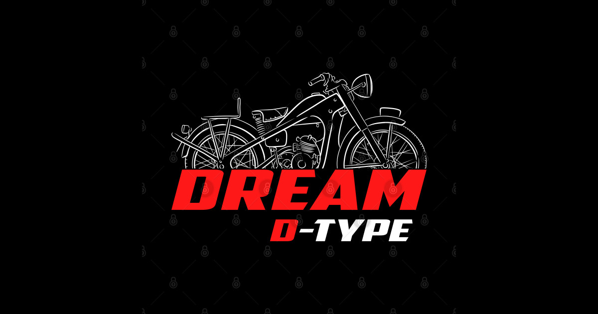 Honda Dream Type D 1949–1951 - Honda - Sticker | TeePublic