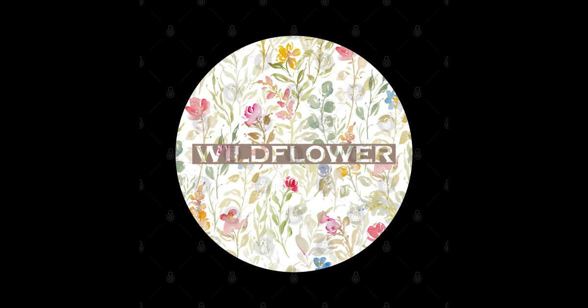 Emory Maye Wildflowers - Watercolor - Sticker | TeePublic