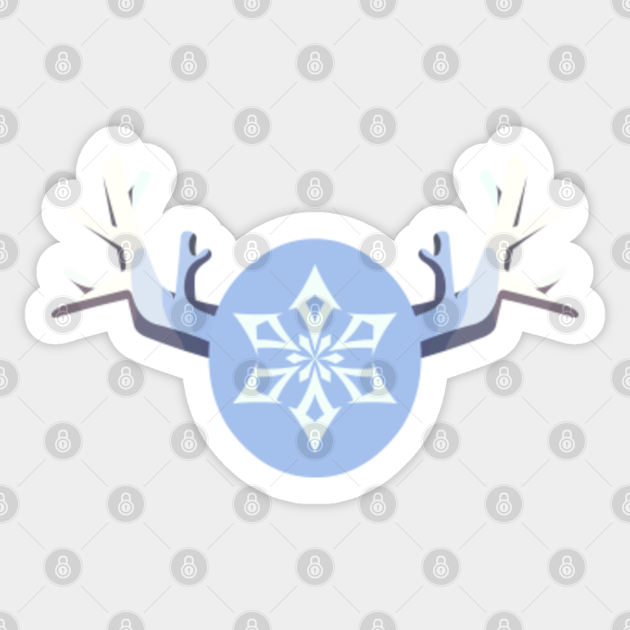 Paper Bumper Stickers Genshin Impact Decals Cryo Decals Cryo Genshin ...