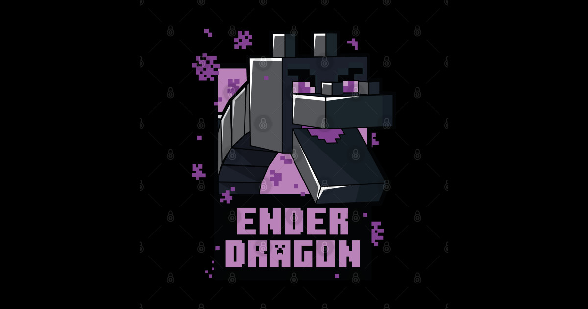 minecraft: ender dragon - Minecraft - Sticker | TeePublic