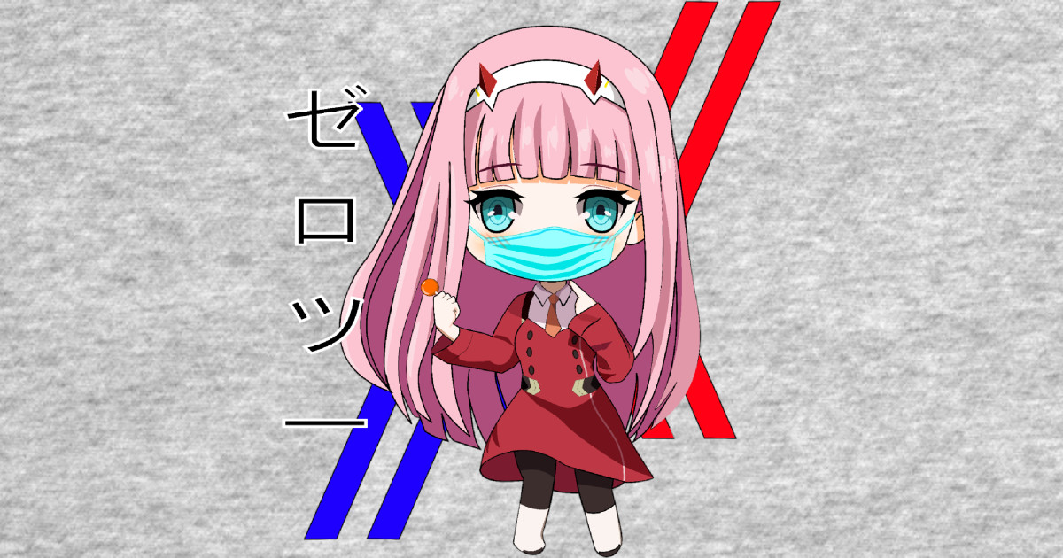 Zero two chibi - Zero Two Darling In The Franxx Chibi - Baseball T ...