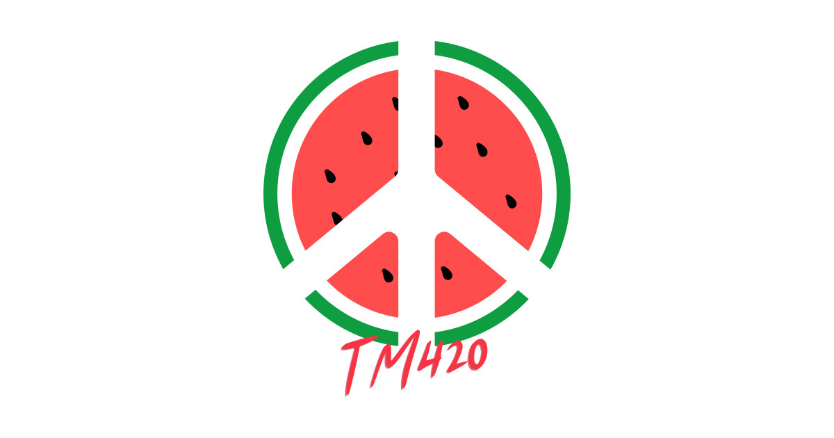 Peace of Watermelon - Watermelon Peace - T-Shirt | TeePublic