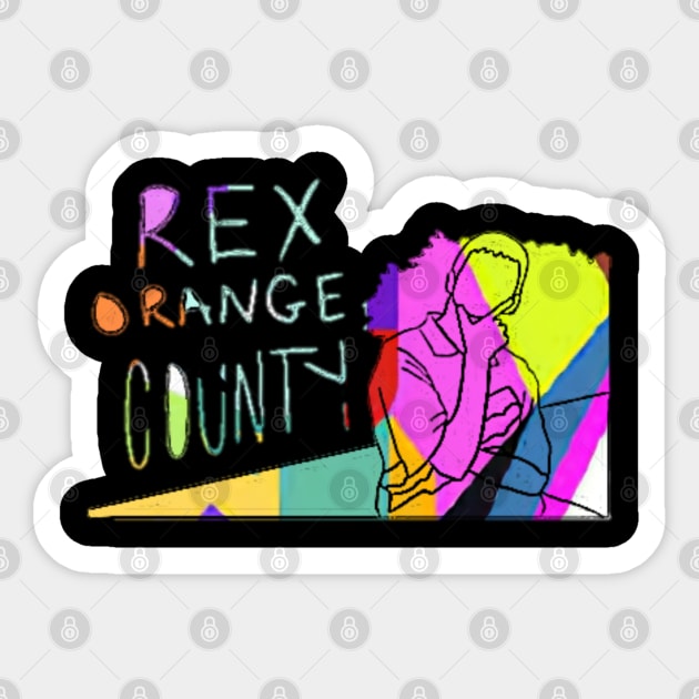 Rex orange county - Wpap Vintage - Rex Orange County - Sticker | TeePublic