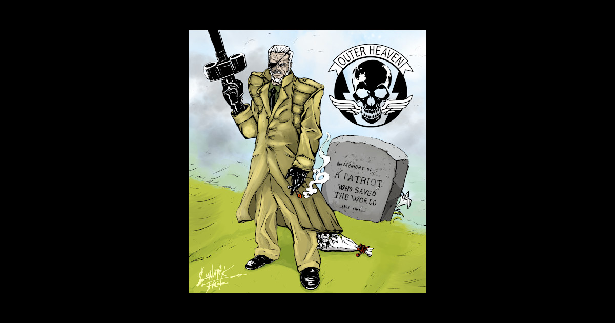 Big Boss Outer Heaven - Big Boss - Sticker | TeePublic