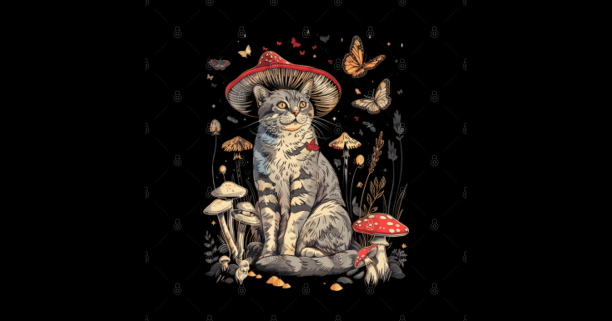 The Serene Ambiance Of Cottagecore Cat - Cottagecore Aesthetic Cat ...