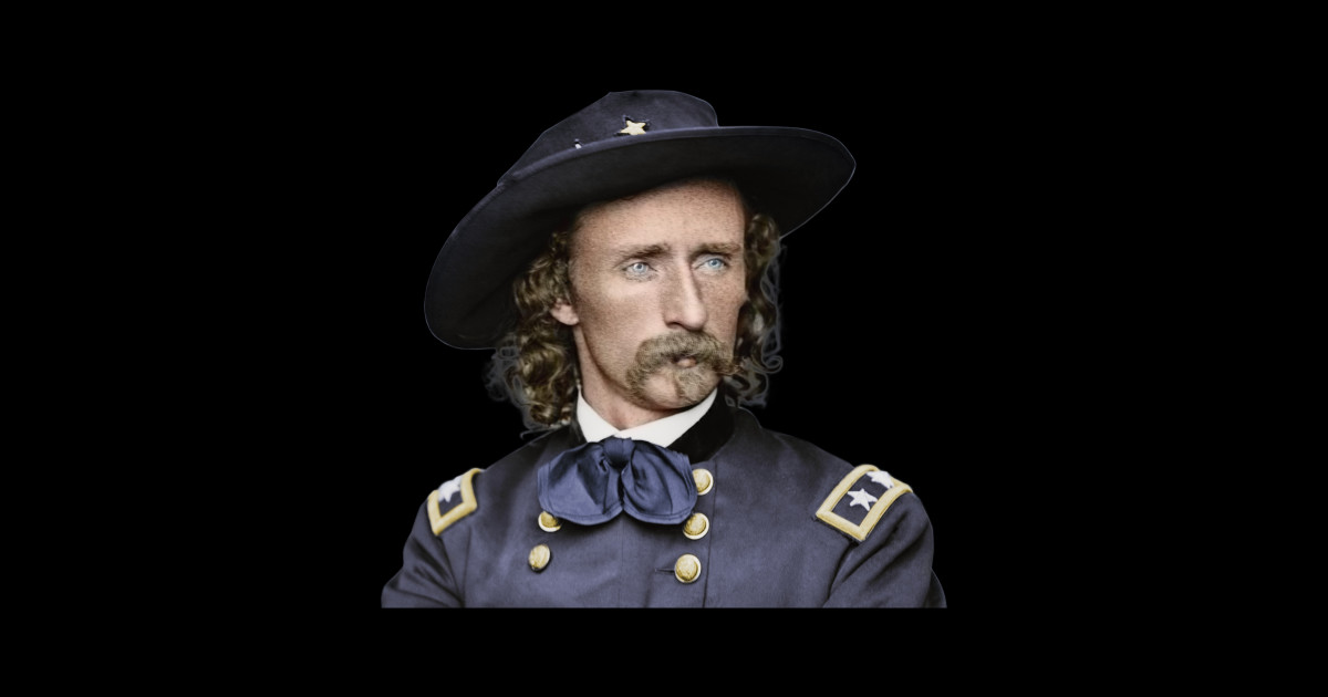 General George Armstrong Custer - Colorized - George Armstrong Custer ...