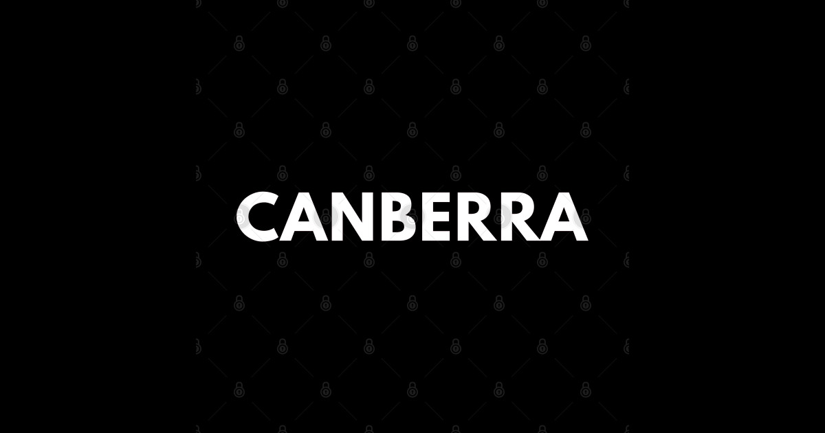CANBERRA souvenir australia 01 - Canberra - Sticker | TeePublic