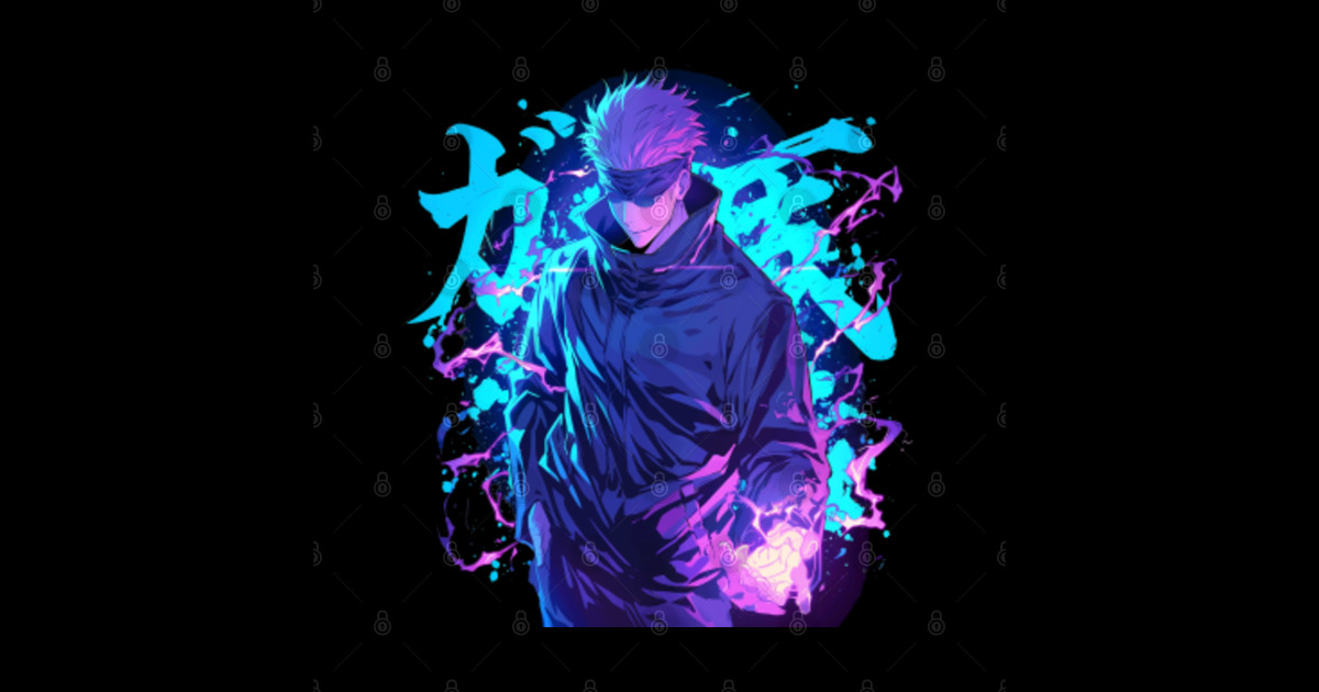 Satoru Gojo Jujutsu Kaisen Fan Art - Satoru Gojo - Socks | TeePublic