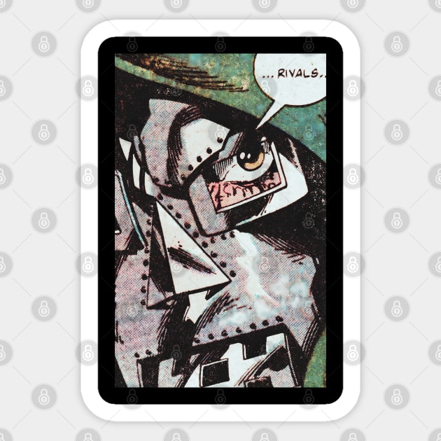 dr doom rivals ... - Dr Doom - Sticker | TeePublic