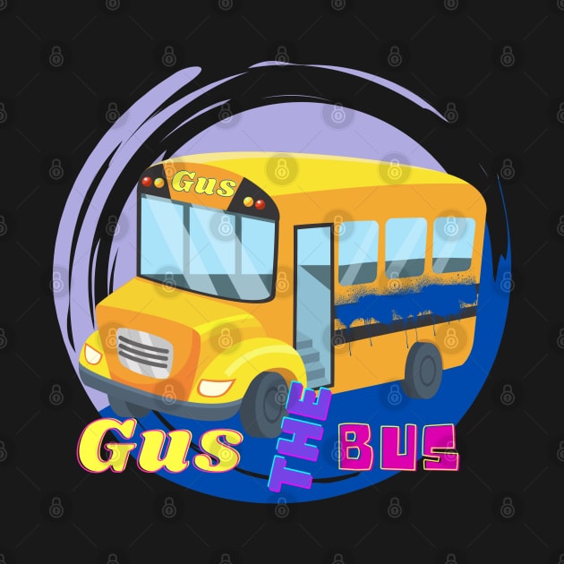 Gus the Safety Bus vintage & Summer - Gus The Bus - T-Shirt | TeePublic