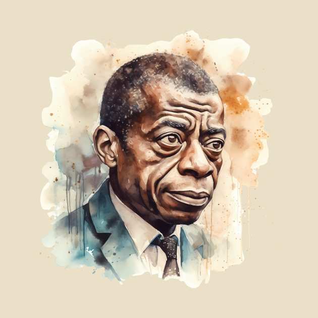 James Baldwin Art Portrait for Black History Month - James Baldwin - T ...