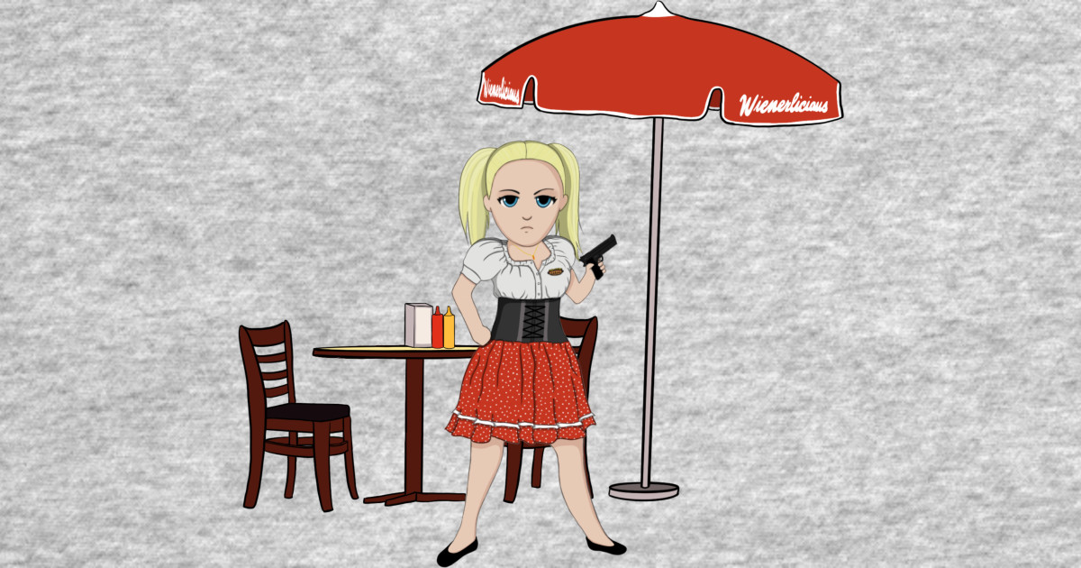 Sarah Walker Wienerlicious - Chuck - Long Sleeve T-Shirt | TeePublic