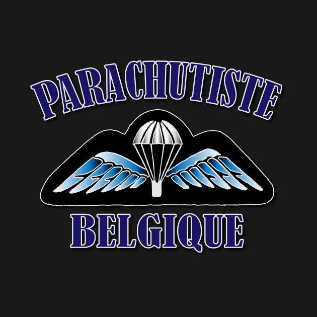 Belgian Paratrooper Jump Wings - Belgian Paratrooper - T-Shirt | TeePublic