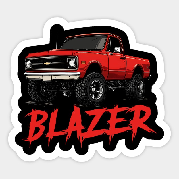 1969 Chevrolet Blazer K5 - K5 Blazer - Sticker | TeePublic