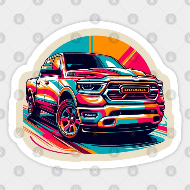 Dodge Ram 1500 - Dodge Ram - Sticker | TeePublic