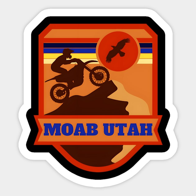 Moab Utah National Park - Moab Utah National Park - Sticker | TeePublic