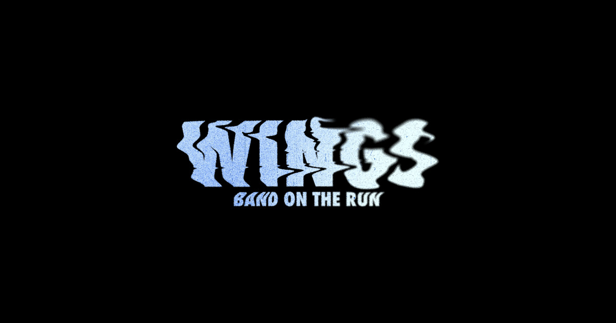 Band On The Run - Pop Rock Wings - Sticker | TeePublic