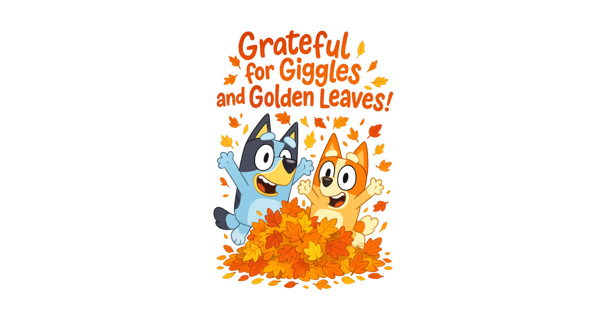 🍂 Bluey Autumn Fun – Grateful for Giggles & Golden Leaves! - Bluey ...