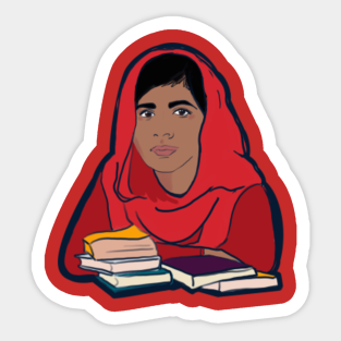 Malala Yousafzai Malala Yousafzai Stickers for Sale | TeePublic
