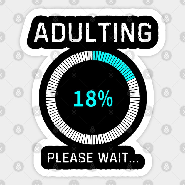 18TH Birthday - 18th Birthday Gift - Sticker | TeePublic