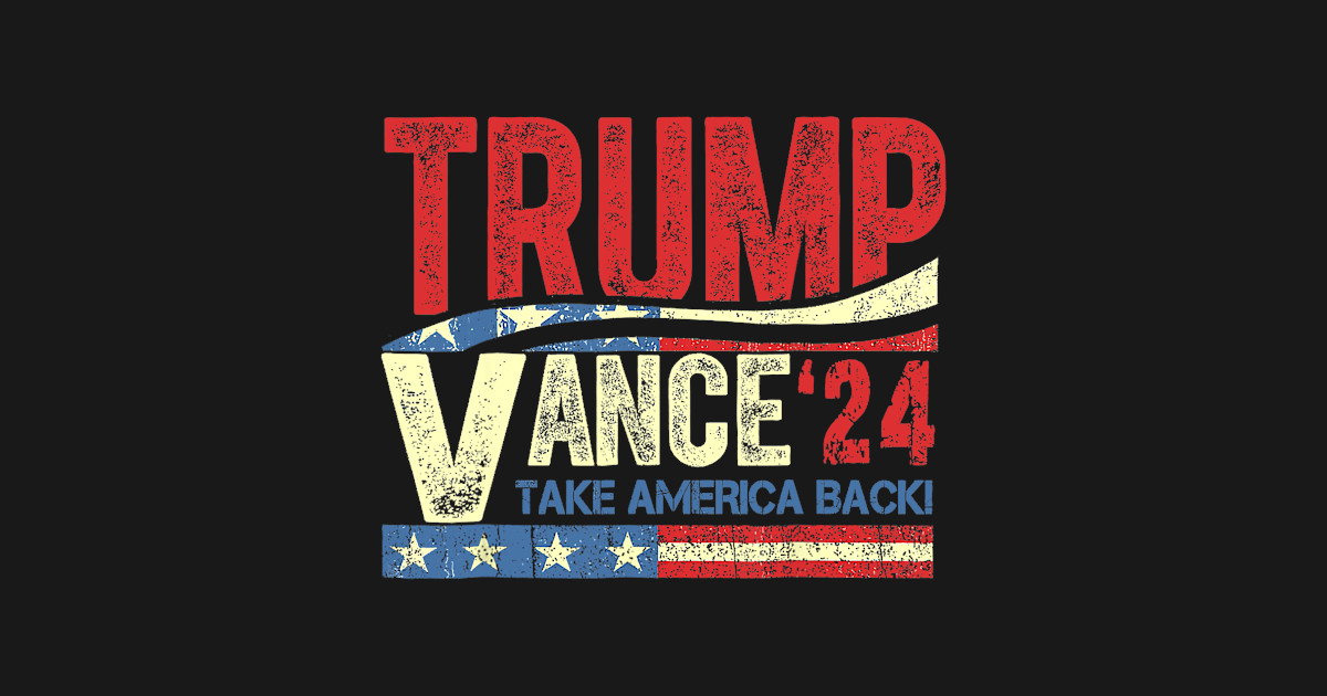 Trump Vance '24 Vintage 2024 - Trump 2024 Keep America Great - T-Shirt ...