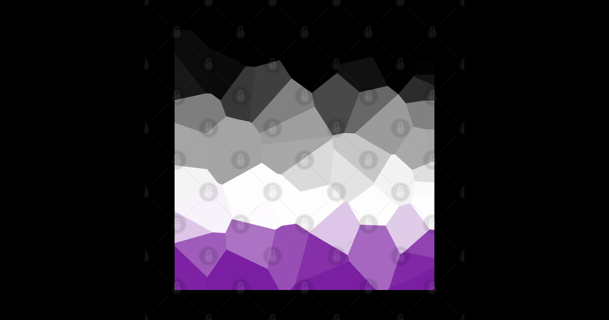 Ace Flag Poly, subtle - Ace - Pin | TeePublic