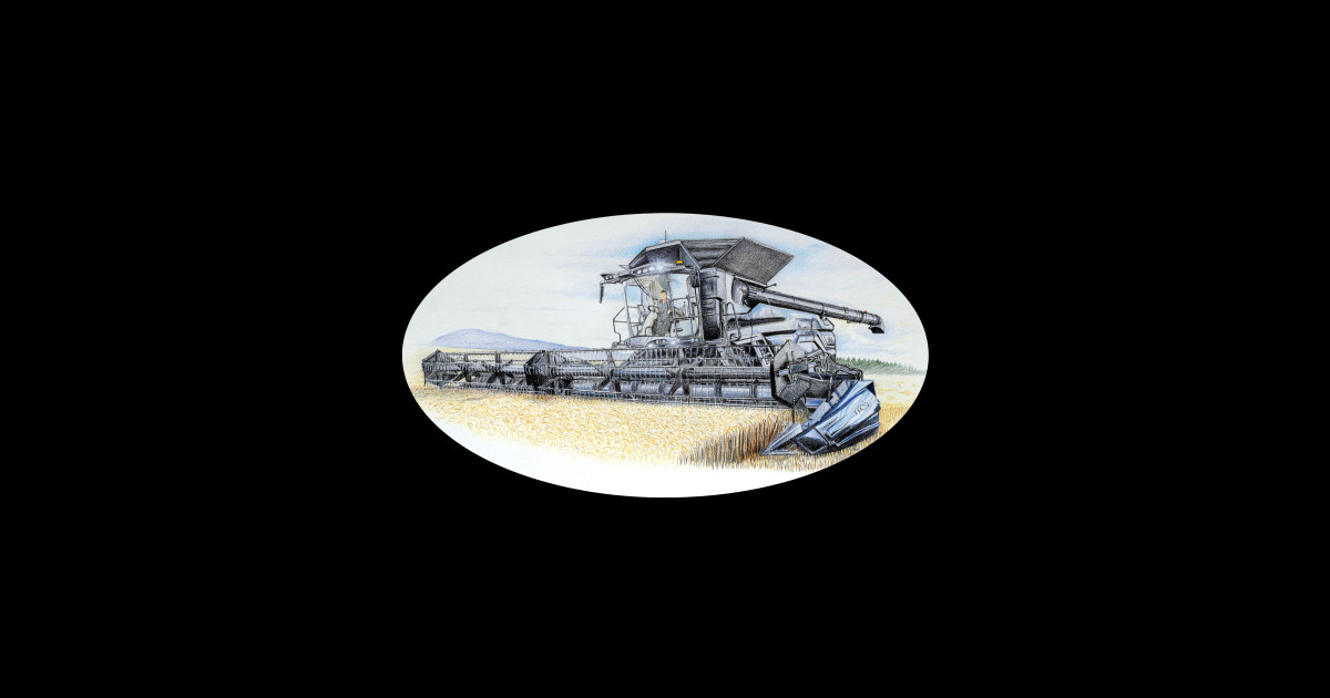 Fendt Ideal Combine Harvester - Combine Harvester - Sticker | TeePublic