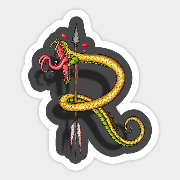 Slithery Little Snake - Snake - Sticker | TeePublic