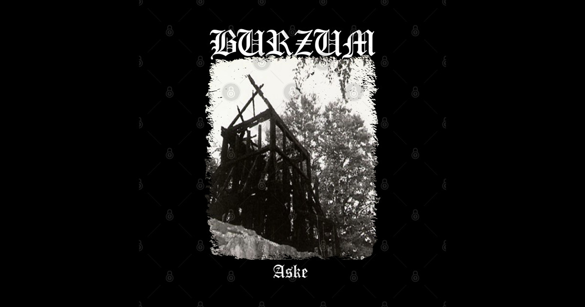 Burzum - Aske (church) Album cover - Burzum - Posters and Art Prints ...