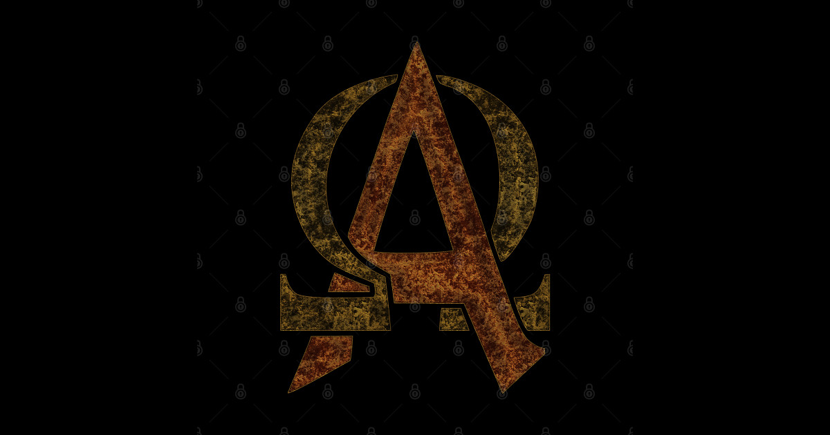 Greek Alphabet - Letter Alpha Omega 2 - Alpha Omega - Sticker | TeePublic