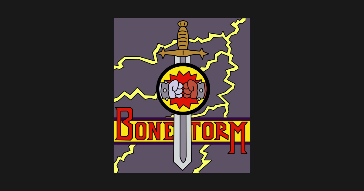 BoneStorm purple - Simpsons - T-Shirt | TeePublic